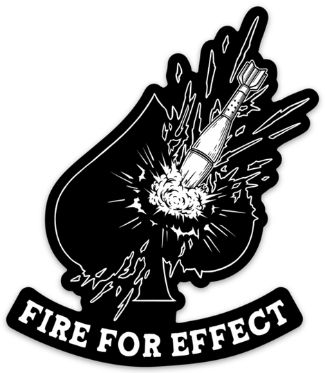 Defilade Spade Sticker – Fire For Effect LLC