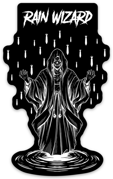 Rain Wizard Sticker – Fire For Effect LLC